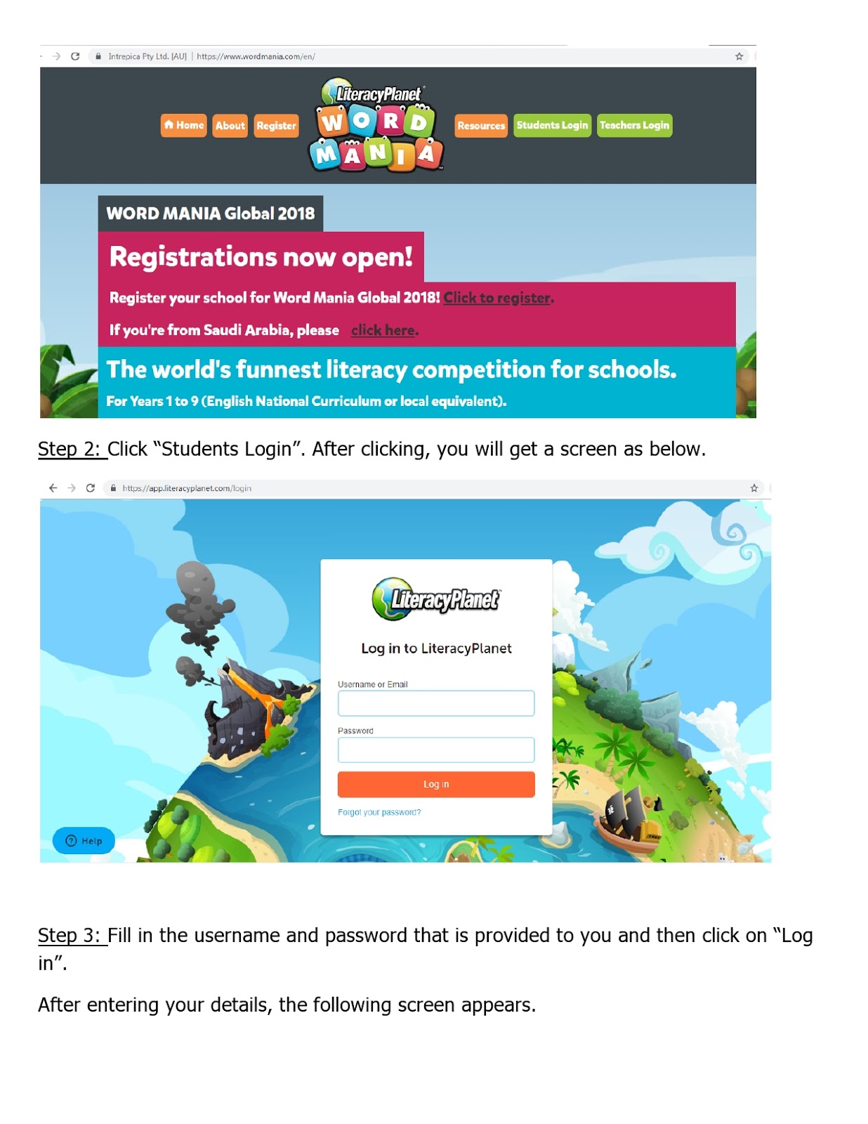 Birla World School Oman: Literacy Planet- Word Mania for Grade 4 to Grade 6