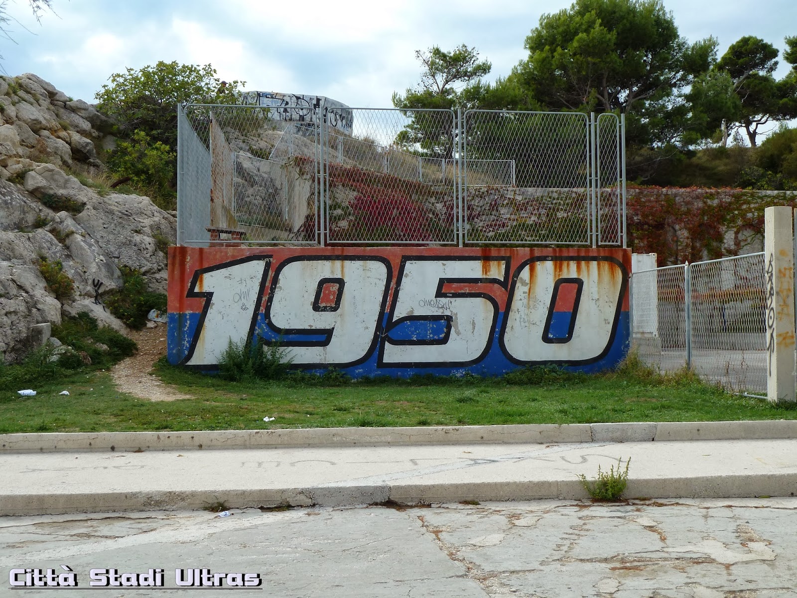 Città Stadi Ultras: Torcida Hajduk Split Wandmalerei