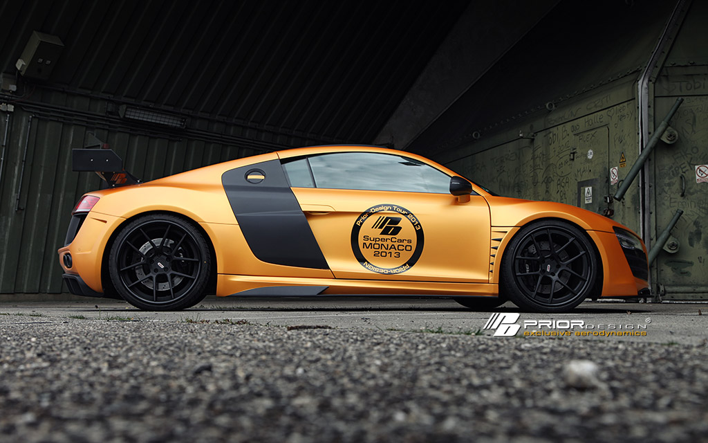 ThrottleResponse: Prior Design Audi R8 GT850 Sporting A Matte Orange Finish