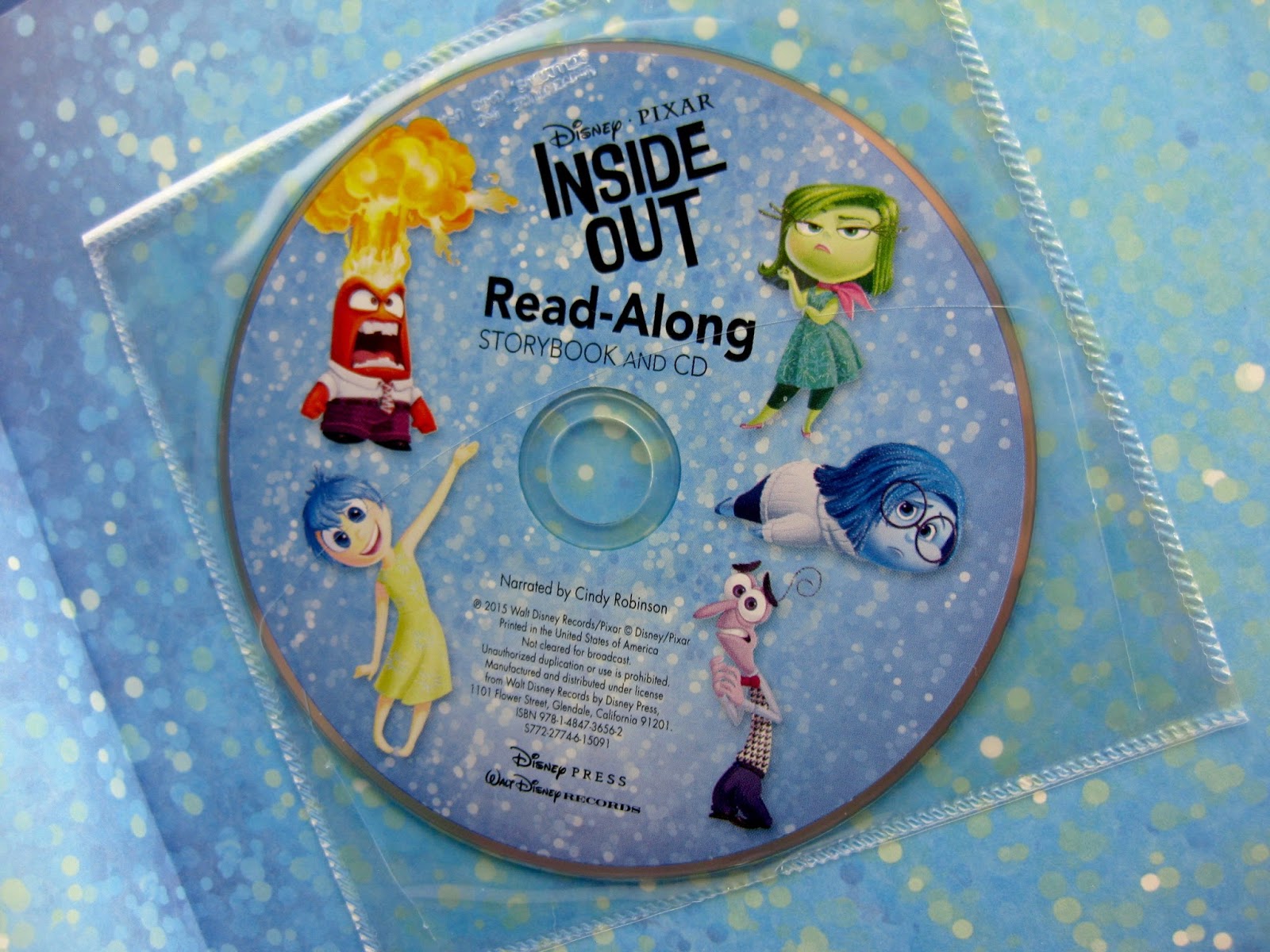 Dan the Pixar Fan: Inside Out: Read-Along Storybook & CD