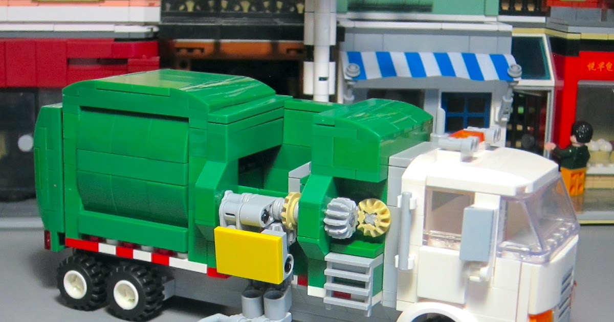 It's Not Lego: Garbage Truck MOC C5333 (Lego Ideas Garbage Truck)