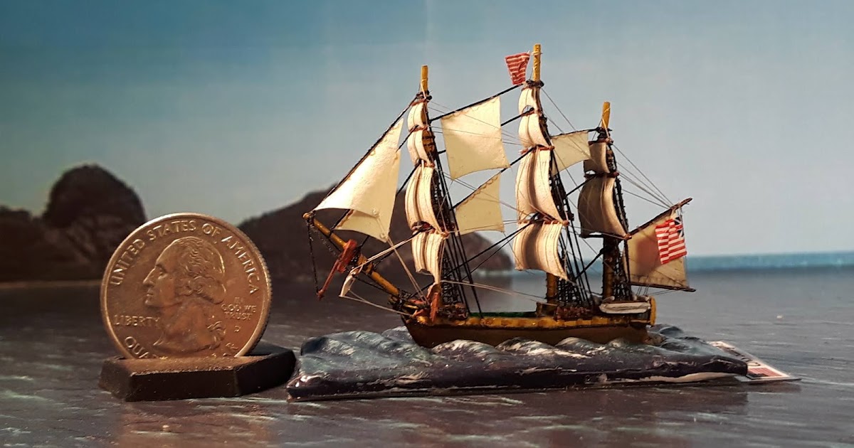 A Miniatures Hobby Room: Scratchbuilt Continental 32 Gun Frigate Raleigh
