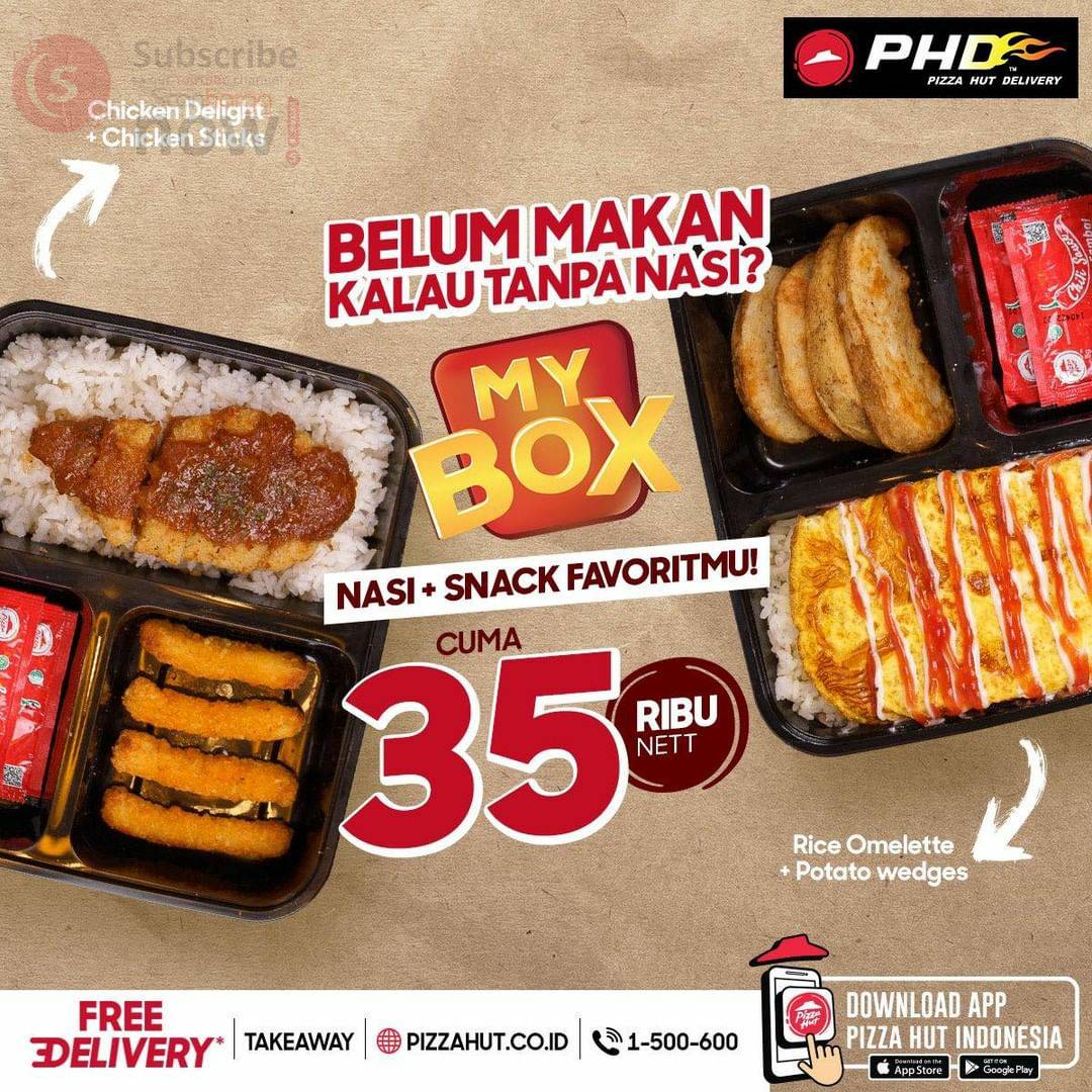 Promo PHD harga Spesial MY BOX Nasi + Snack Favorit cuma Rp. 35 Ribu ...