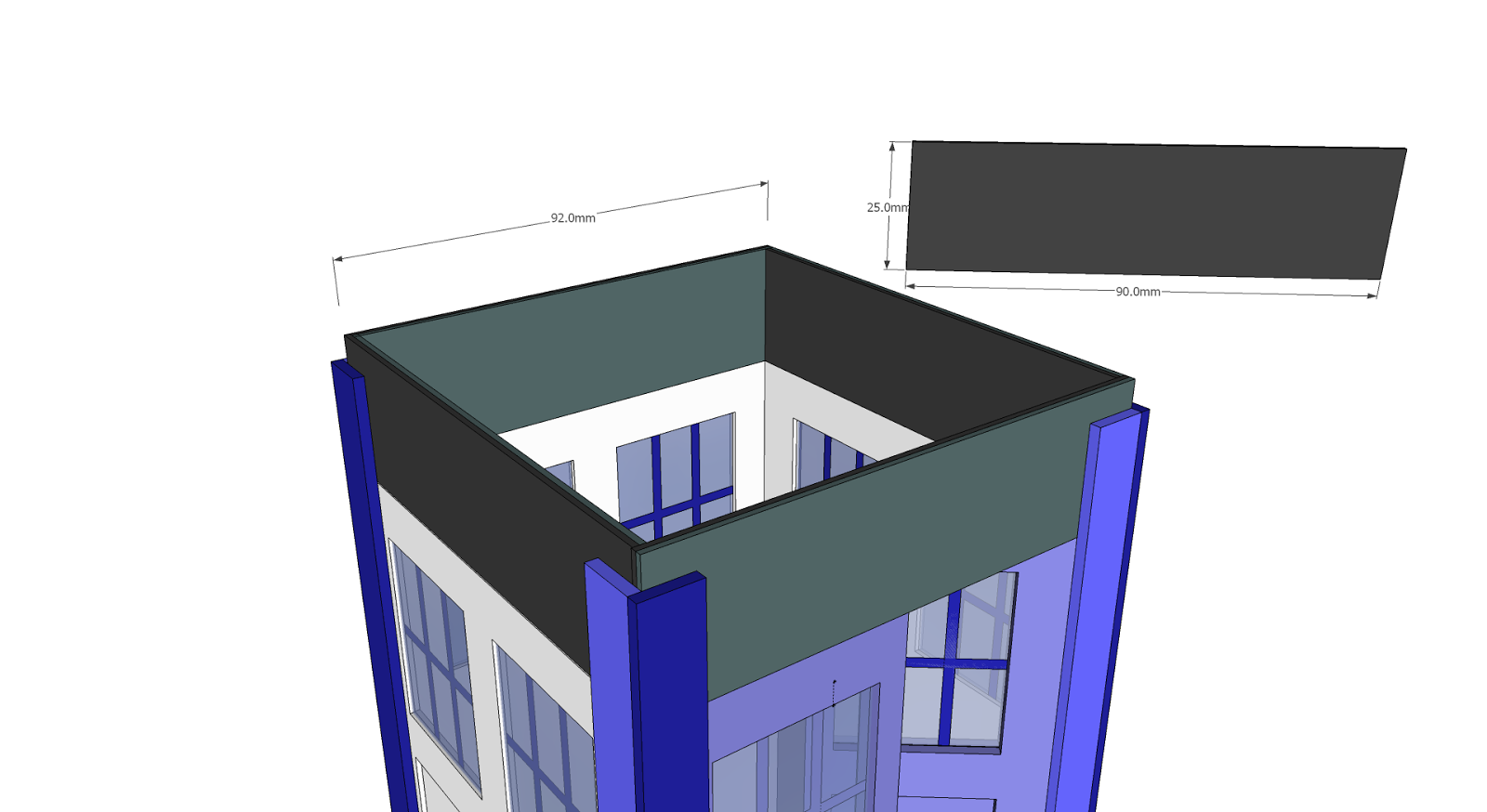 Step 5: "Police Box" Marquee assmebly