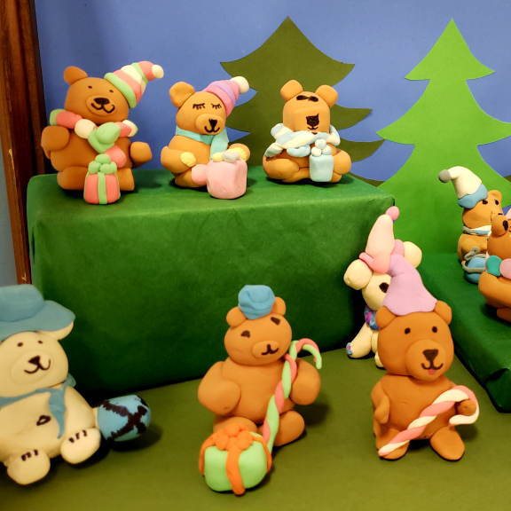 Mrs. Pearce's Art Room : Model Magic Bears