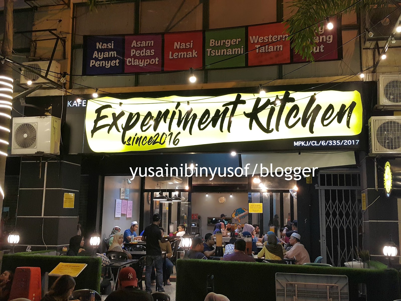 YUSAINIBINYUSOF: EXPERIMENT KITCHEN