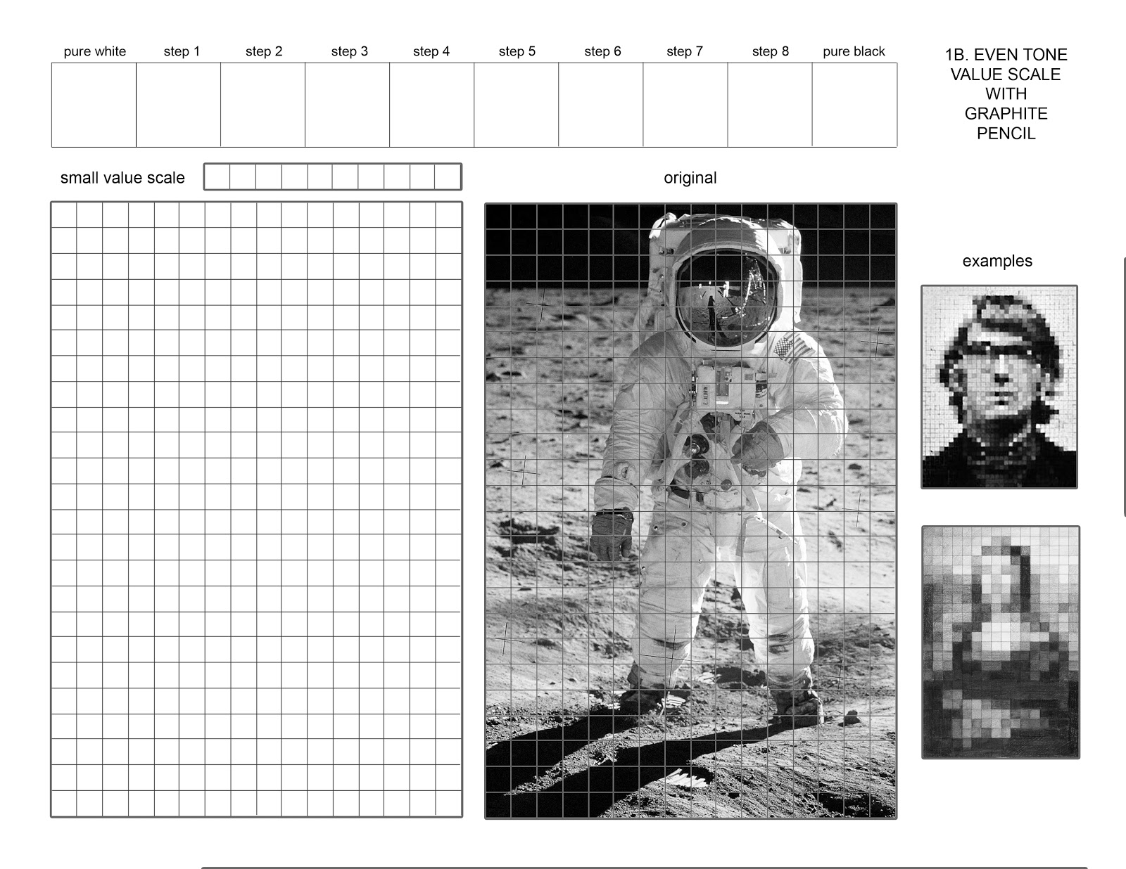 2-D Design: Value Project Handouts! (all uploaded as jpegs)