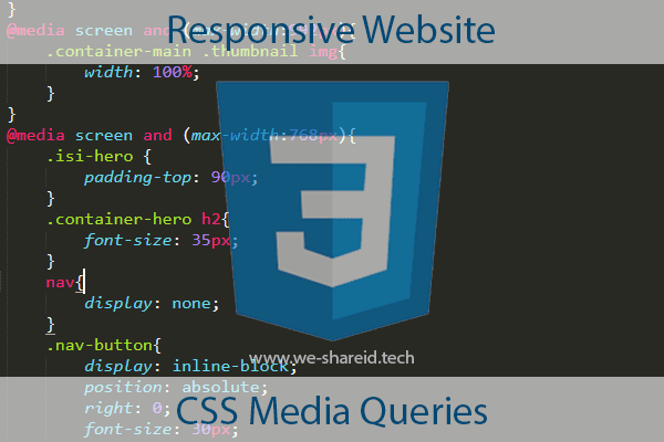 Membuat Website Responsive Menggunakan CSS Media Queries | W3 Share ID