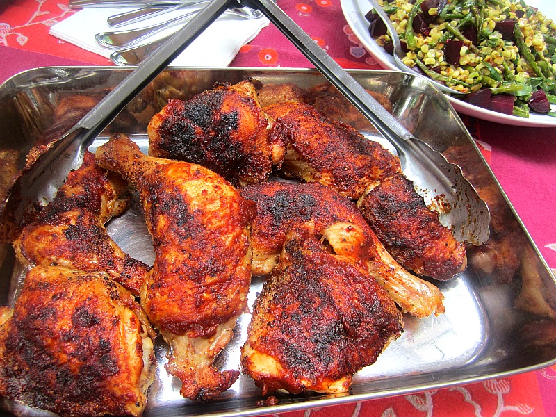 Grilled Deviled Chicken Legs