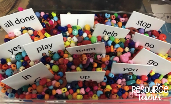 The Resource Teacher: Core Vocabulary Ideas