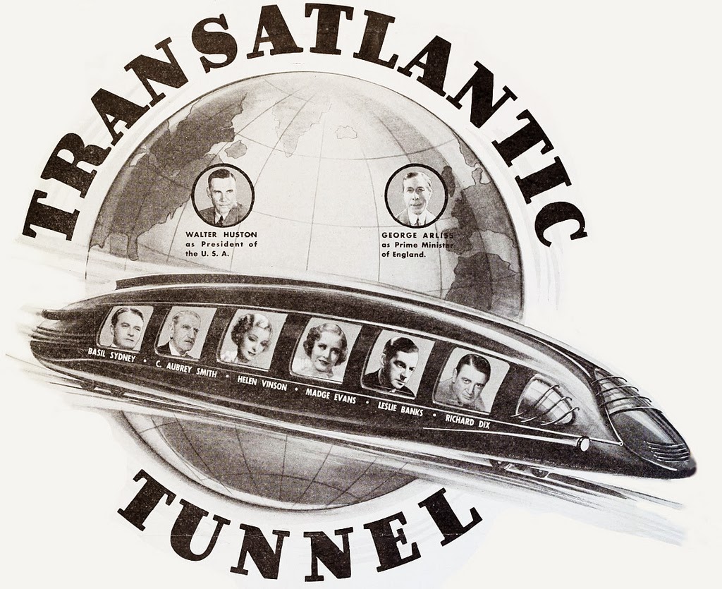 Realm Of Retro : Transatlantic Tunnel (1935) This is Awesome!