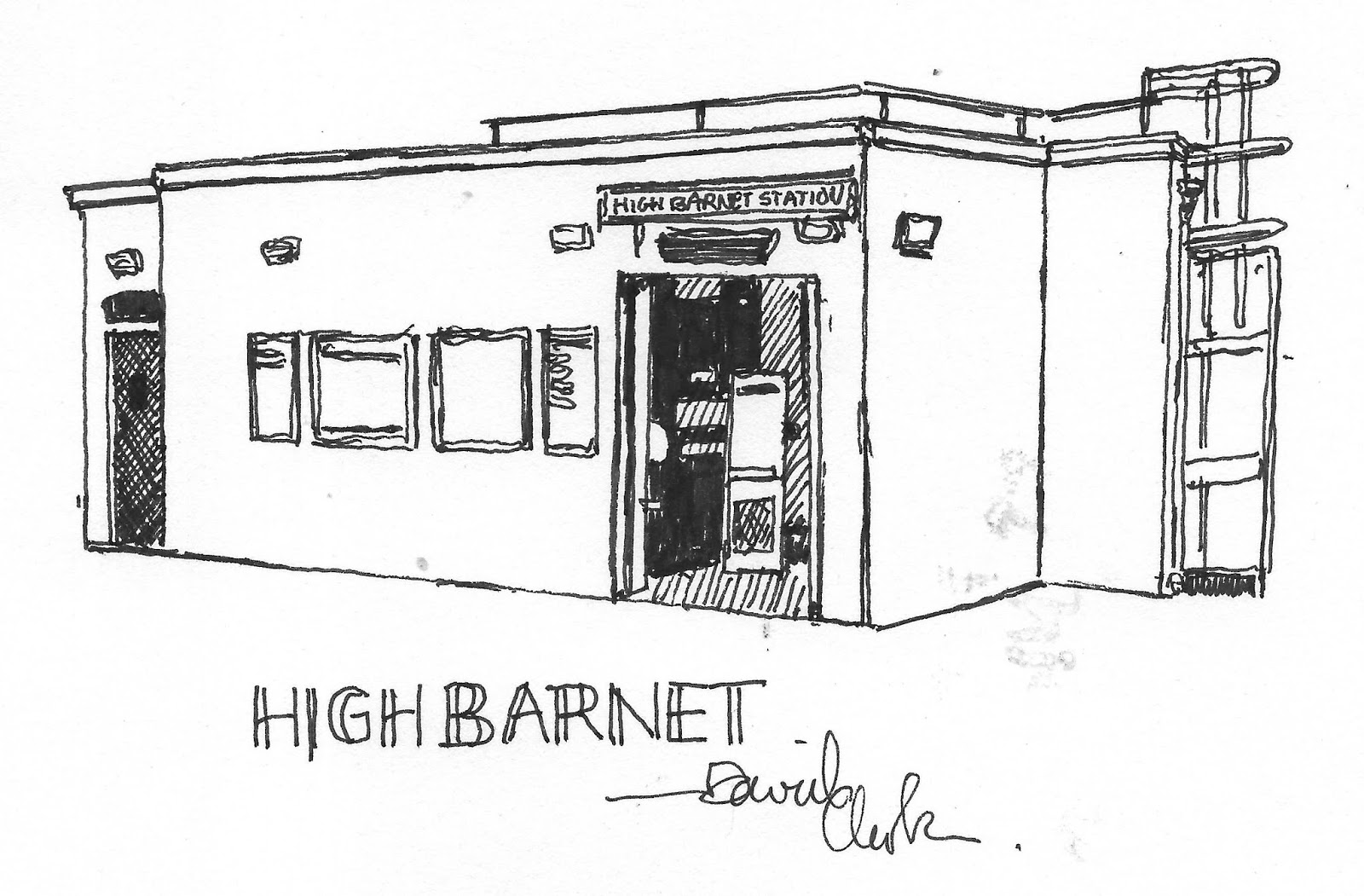 South Wales Urban Sketcher: Northern Line Section Two: High Barnet to ...