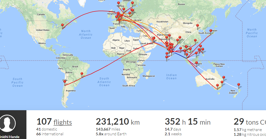 my.flightradar24.com - interactive flight mapping tool! - The Airline Blog