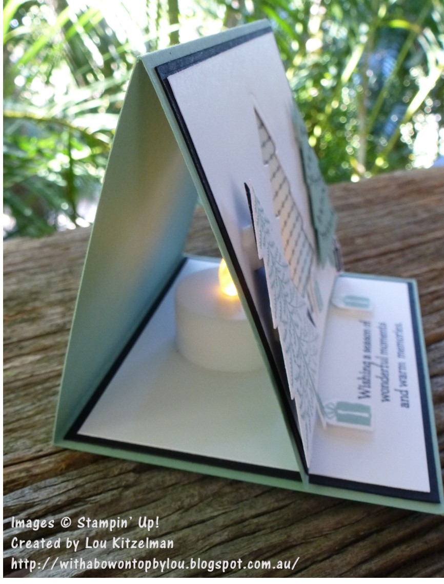 Christmas Fancy Fold tutorial sneak peek for JAI #284