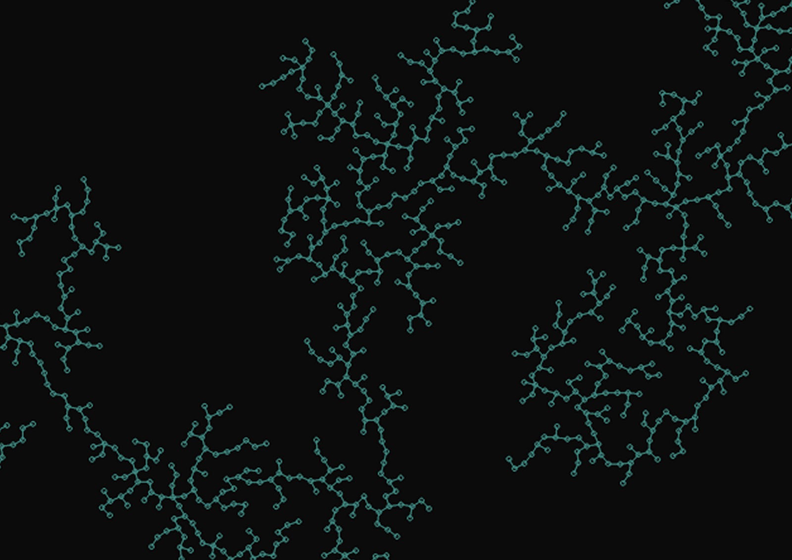 Synthetic Morphologies Diffusion Limited Aggregation