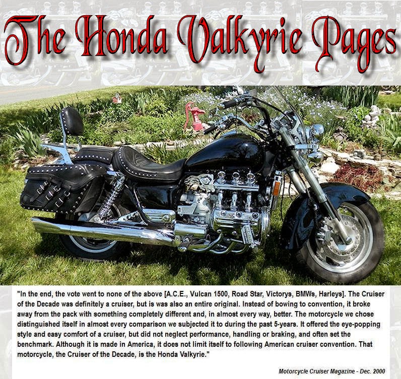 The Honda Valkyrie Pages: Cruiser of the Decade