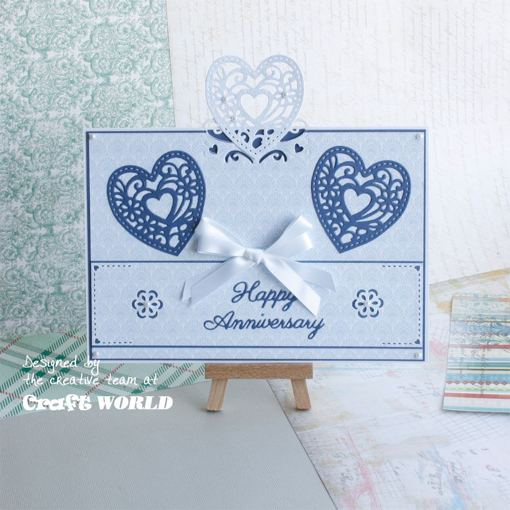 Sample Card - Happy Anniversary ~ Craft World Blog