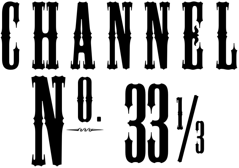 Channel No. 33 1/3