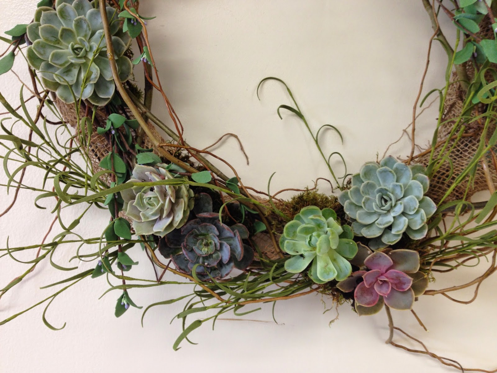 flower classroom: Spring & Summer Wreath class ~~Students Designs