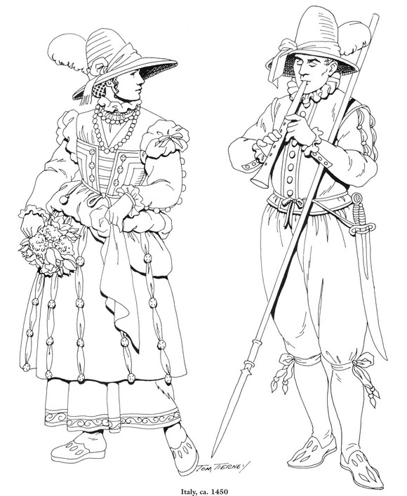 os tempos da história: A moda do séc. XVI