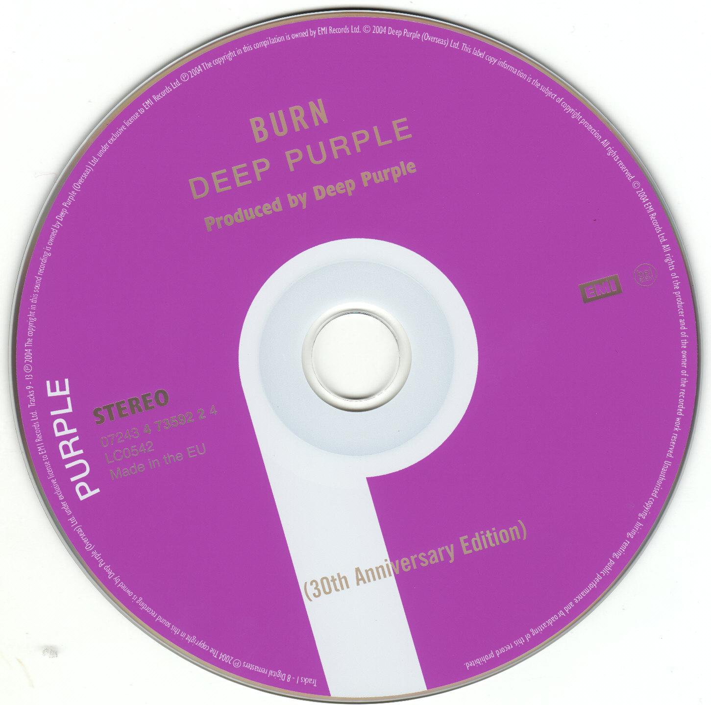 Las Galletas de Maria: Deep Purple - Burn (1974 UK)