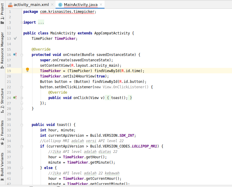 PENGENALAN KOMPONEN UI (PickerView & ListView) DAN PENGGUNAAN APPLICATION RESOURCE PADA ANDROID ...