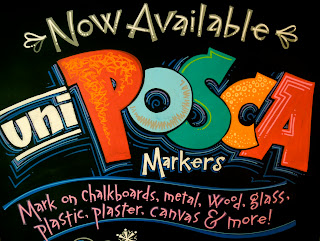 Polymer Paula: My Uni Posca Marker chalkboard!