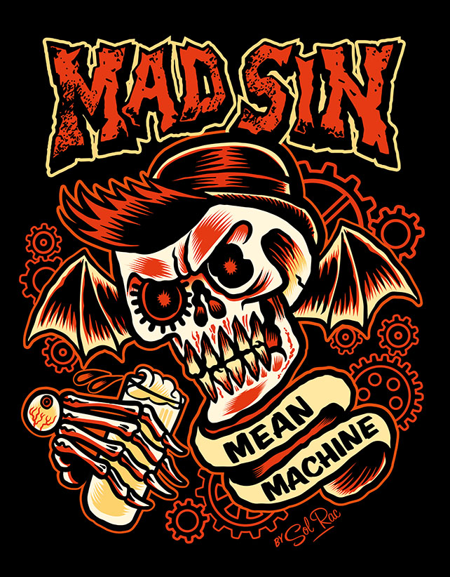Sol Rac: Brand New OFFICIAL MAD SIN design “MEAN MACHINE”