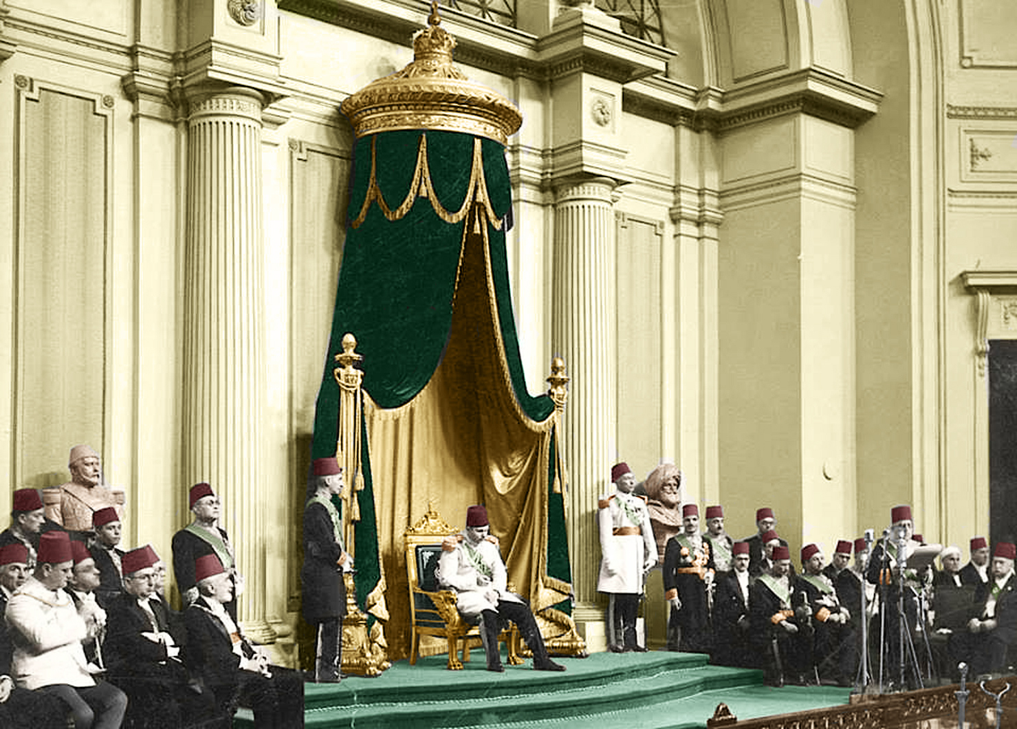 Great Egypt: King Farouk opens Parliament