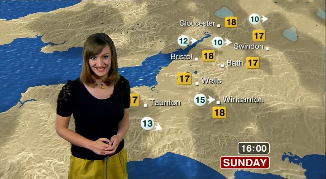 UK Regional News Caps: Jennifer Bartram - BBC Regional Weather