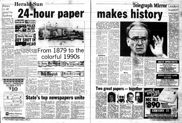 Fab Sydney Flashbacks: 1990: The birth of Sydney's 24 hour newspaper ...