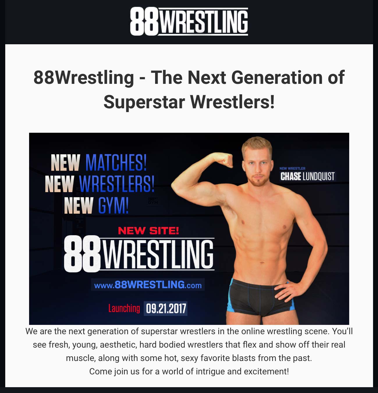 The Cave: What is 88wrestling.com?