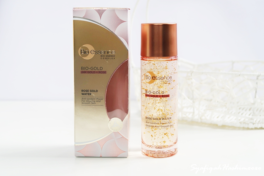 SyafiqahHashimxoxo: Bio Essence 24K Bio-Gold Rose Gold Water | review