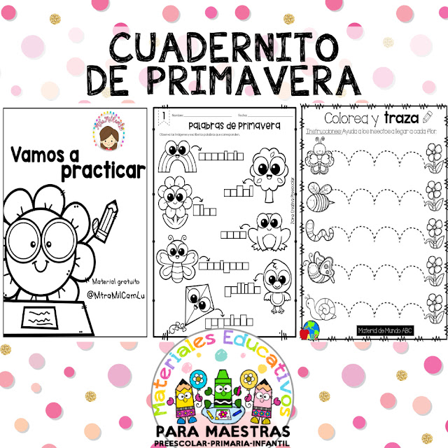 Cuadernito de Primavera | Materiales Educativos para Maestras