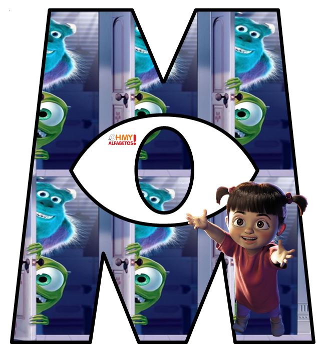 Alfabeto de Monstruos S.A. con Boo. | Oh my Alfabetos!