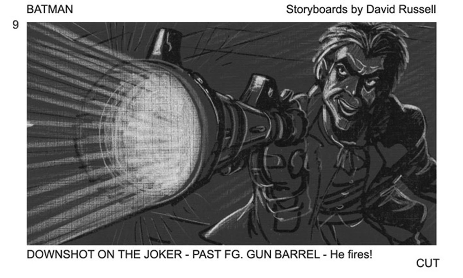 Batman 1989 Batwing Concept Art and Storyboards By David Russell « Film ...