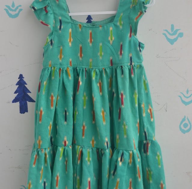 Positano Girls Dress Pattern by Little Lizard King - PDF Sewing Pattern