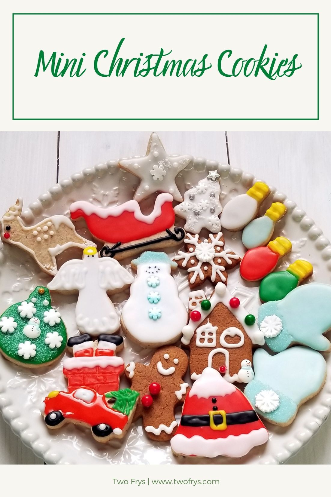 Two Frys: Mini Christmas Cookies