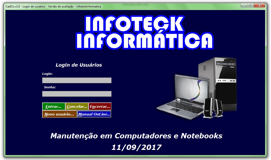 Infoteck Informática: Manual Ordem de Serviço