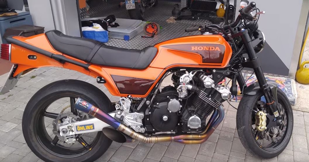 Modifikasi : Honda CB 6-Silinder Modif jadi Ganteng