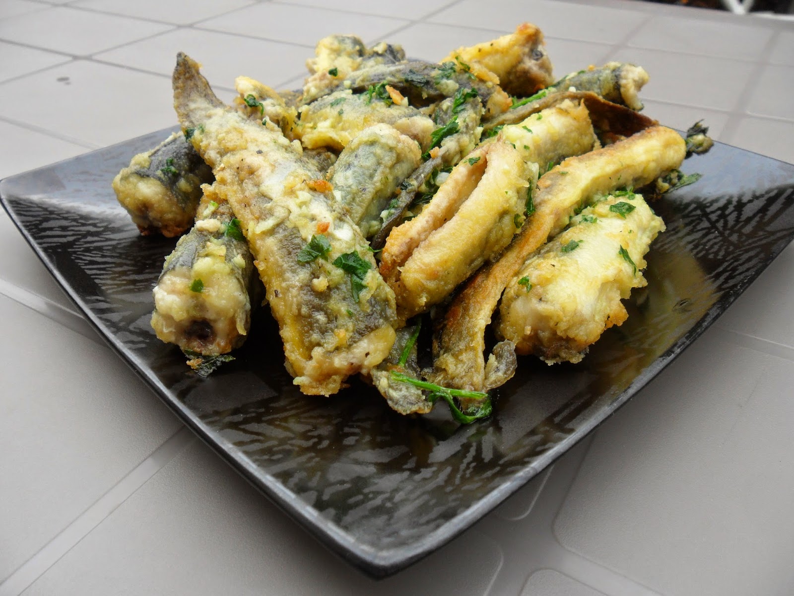 Anguilles frits à la persillade (2 pers)