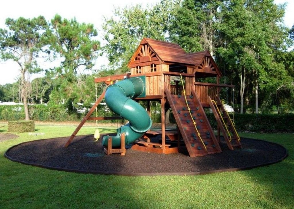 40 Incredible Backyard Playground Kids Design Ideas