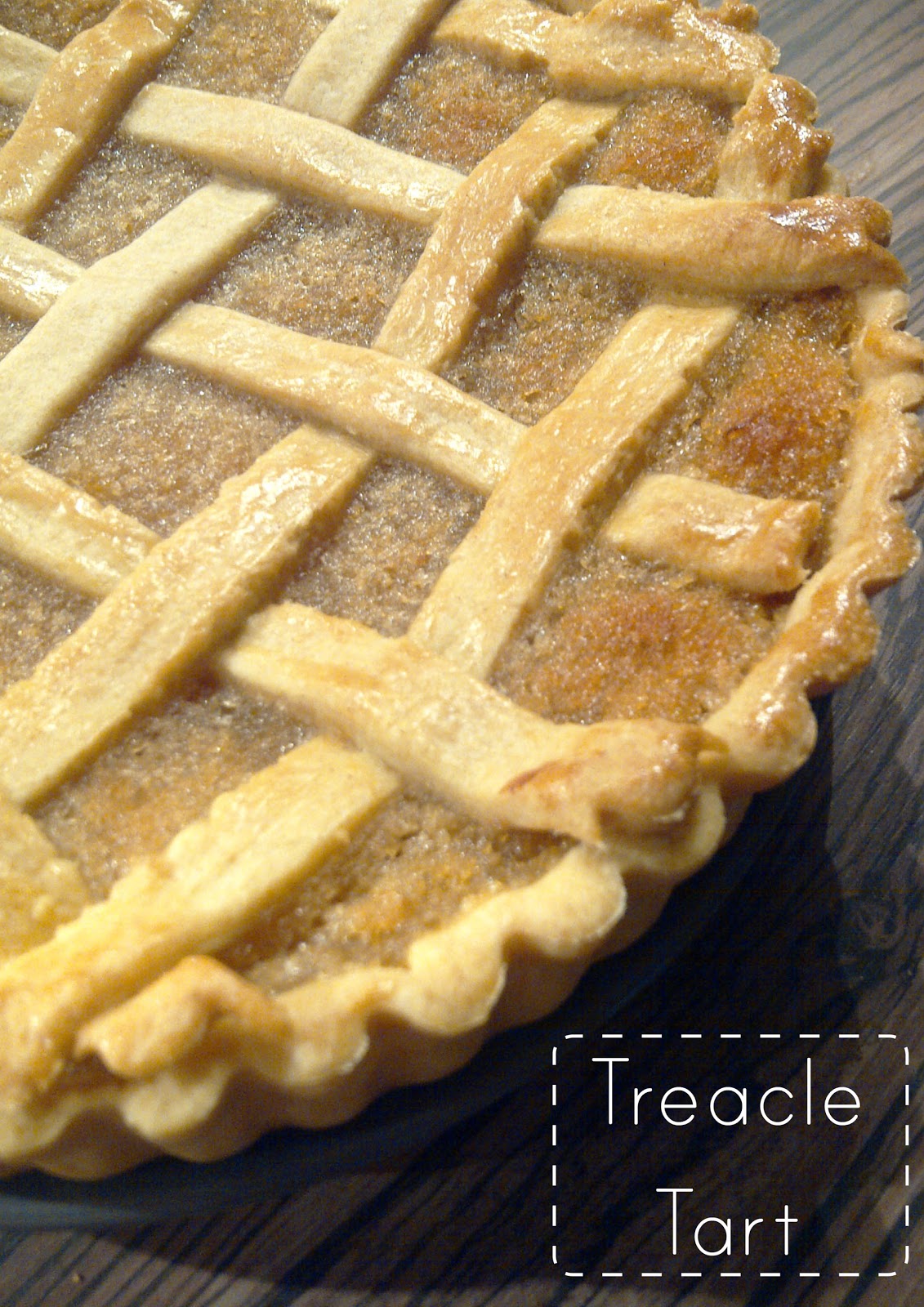 Made with love. . . just for you x: Treacle tart