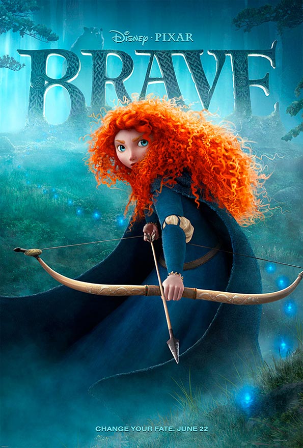 Peliculas y Famosos: Brave llega con un nuevo y vibrante cartel promocional