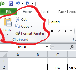 FUNGSI CLIPBOARD PADA MICROSOFT EXCEL - Husaini Blog