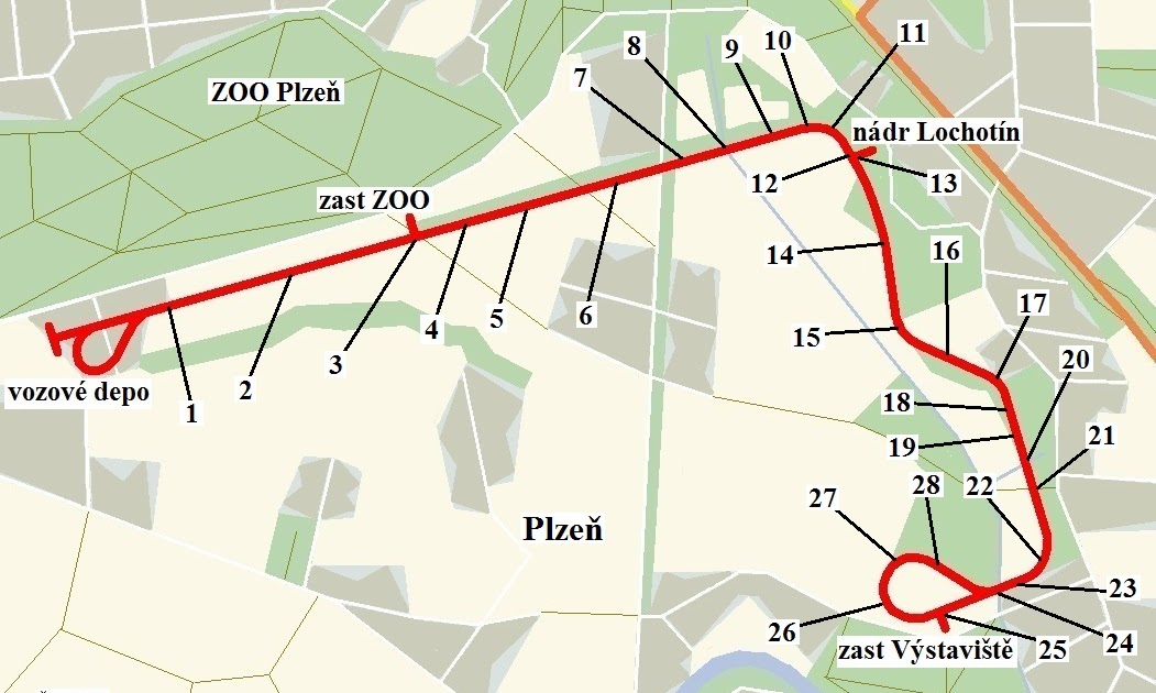 Zrušené a zaniklé železnice : * Pionýrská železnice Plzeň