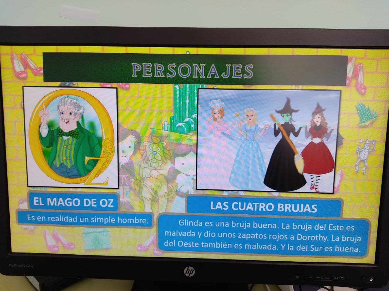 Un Aula de Cuento para Emocion-Arte: El mago de Oz: Personajes