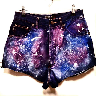 Me Fale sobre moda: DIY Galaxy Shorts!