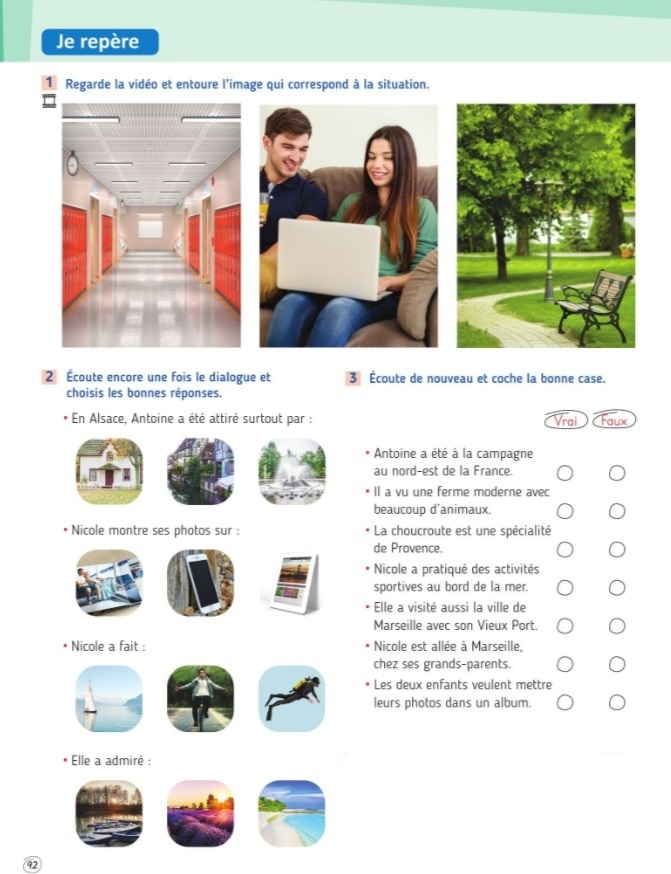 Le français utile: Mes vacances à la campagne (Booklet, VIIe classe ...