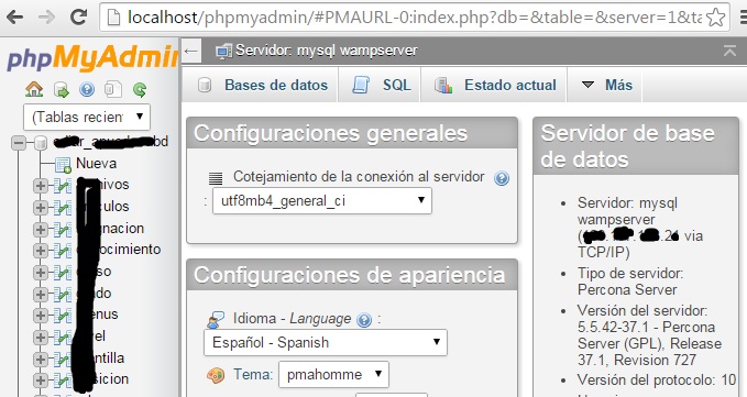 Conexión remota a MySQL-internet desde Phpmyadmin-localhost